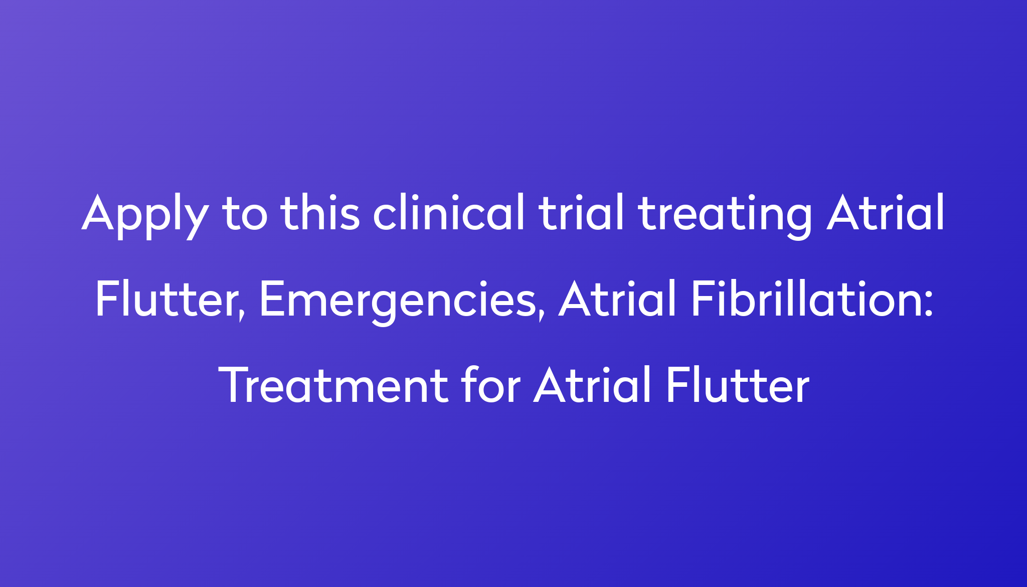 Why Does Atrial Flutter Occur Printable Templates Protal